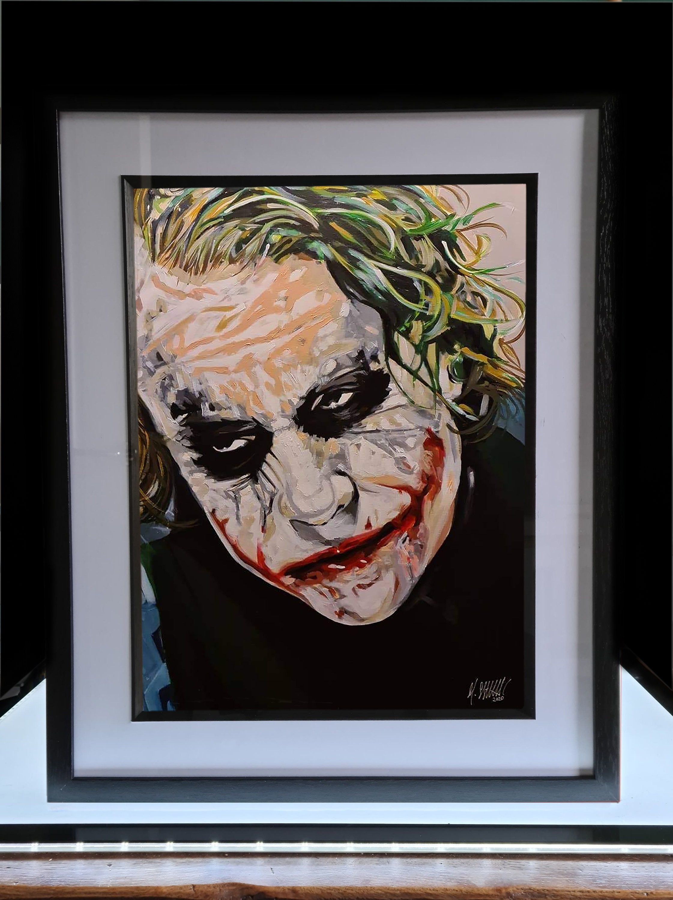 LTD ED Heath Ledger Joker Print - Etsy