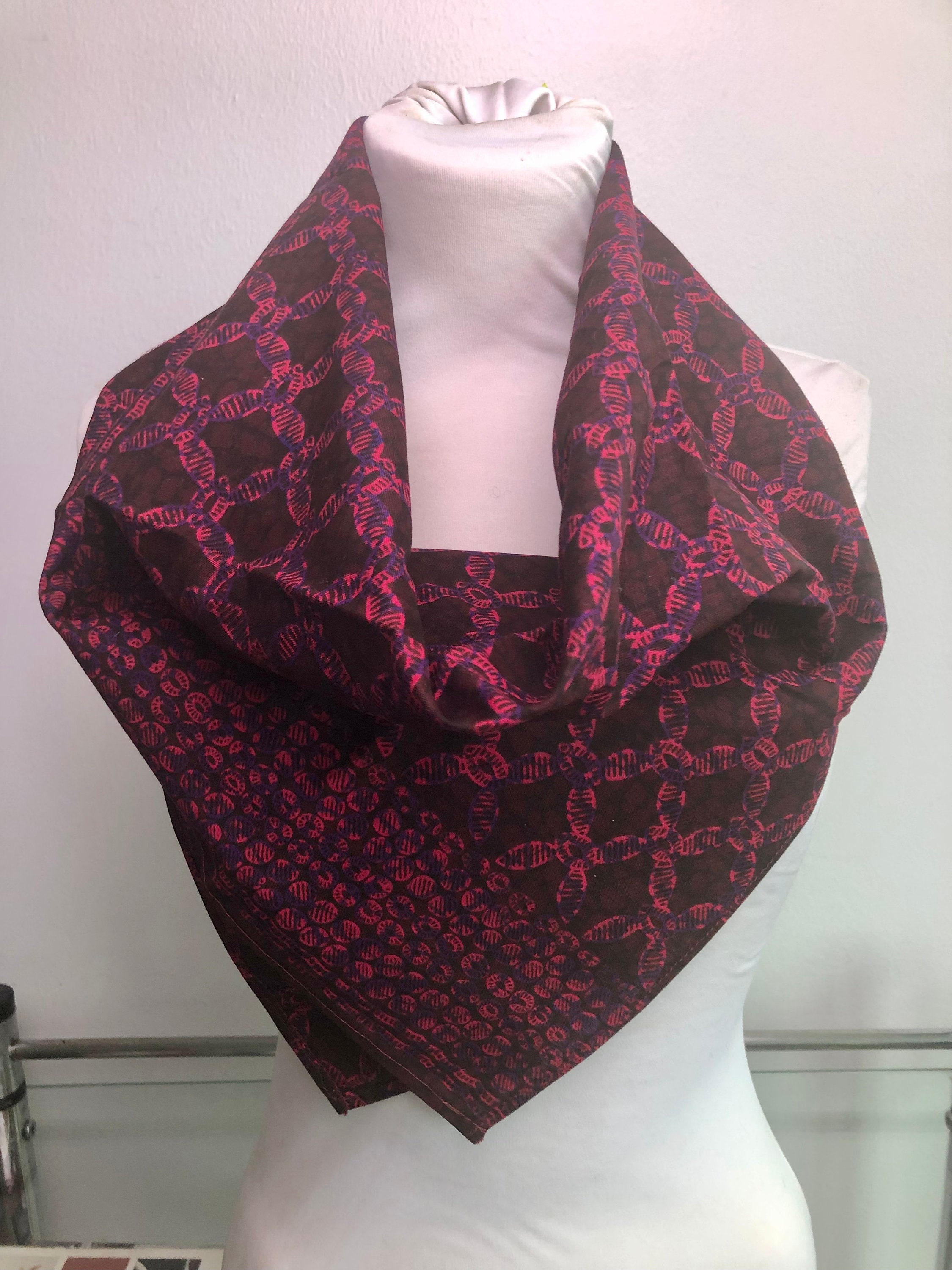 Authentic African Print Bandana | African Print Head Wrap | African ...