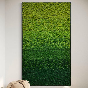 Ombre Gradient Moss Wall Art - Etsy