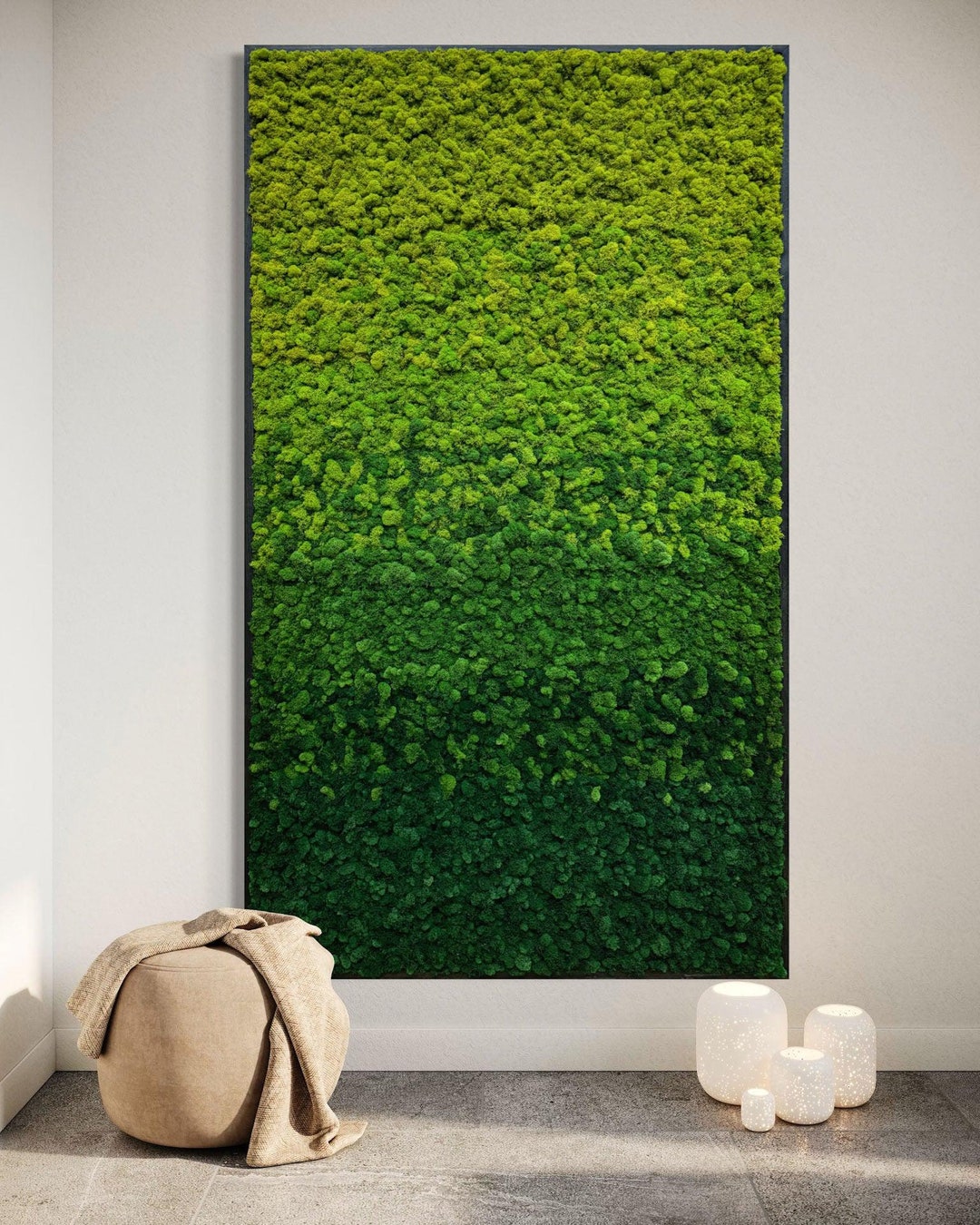 Ombre Gradient Moss Wall Art - Etsy