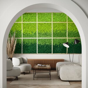 Ombre Gradient Moss Wall Art - Etsy