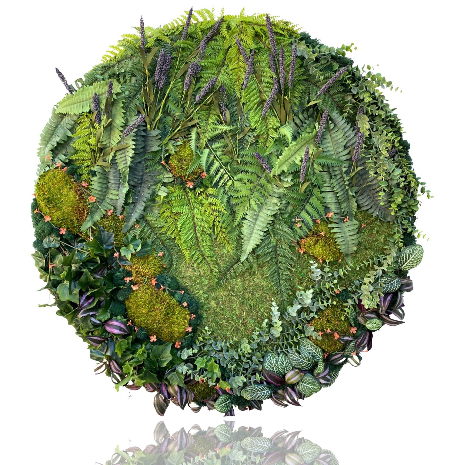 Round Moss Wall Art Decor - Etsy