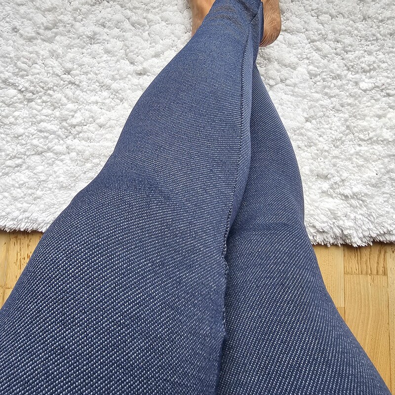 Denim Workout Leggings - Etsy