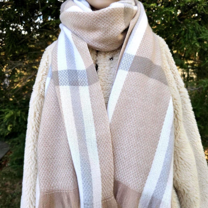 Winter Head Scarf - Etsy