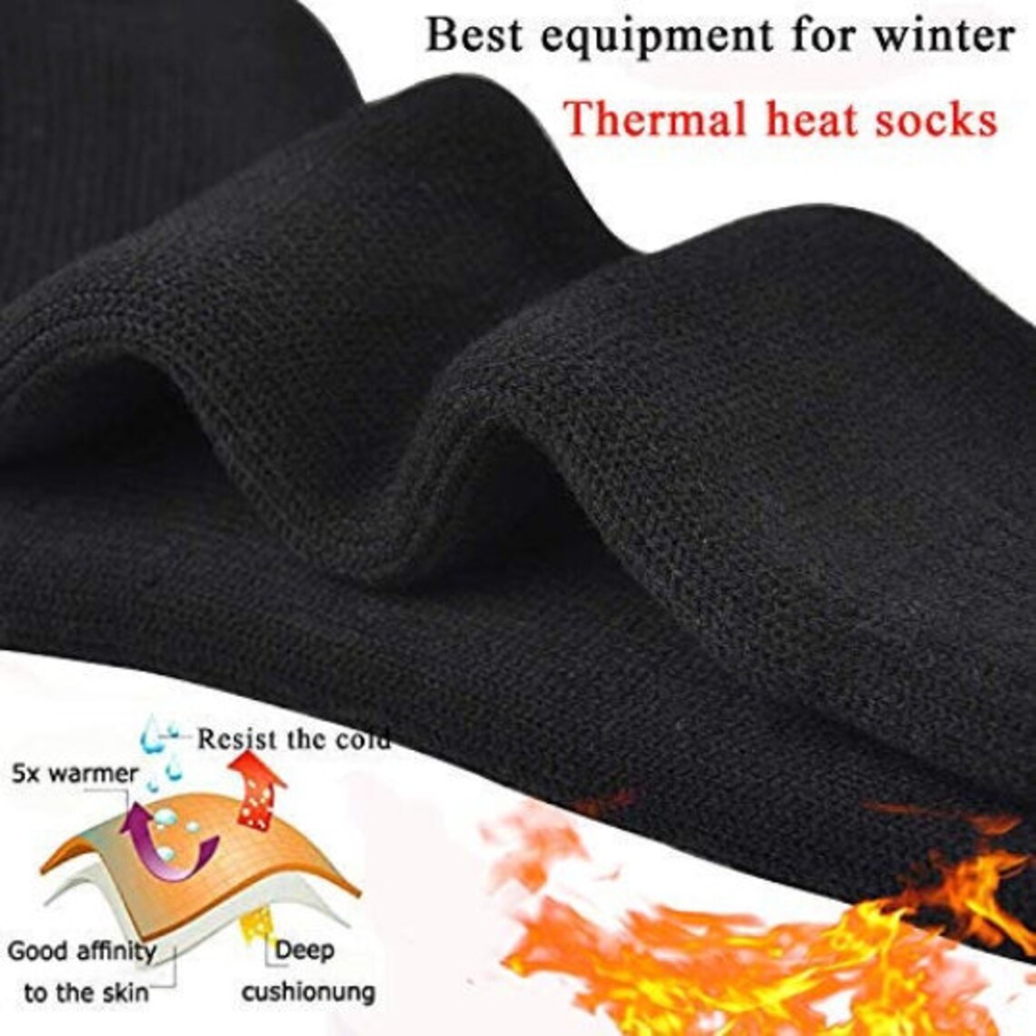 Men's Thermal Socks PACK OF 2 Socks for Men With | Etsy