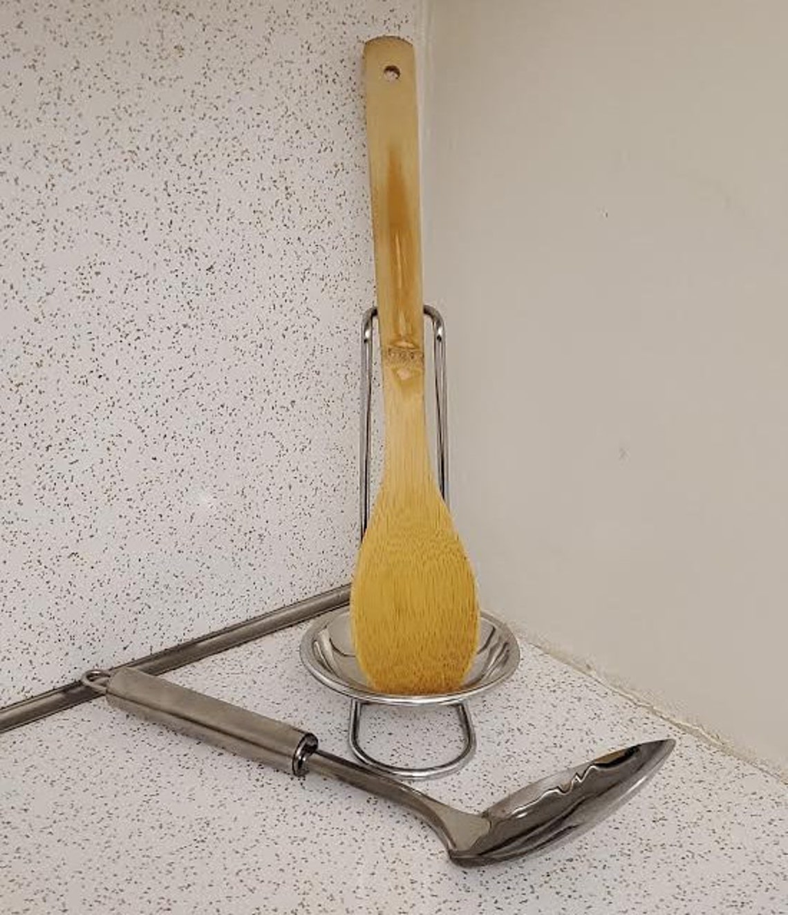 Spoon Rest Upright Stainless Steel Spoon Rest Spoon Holder | Etsy