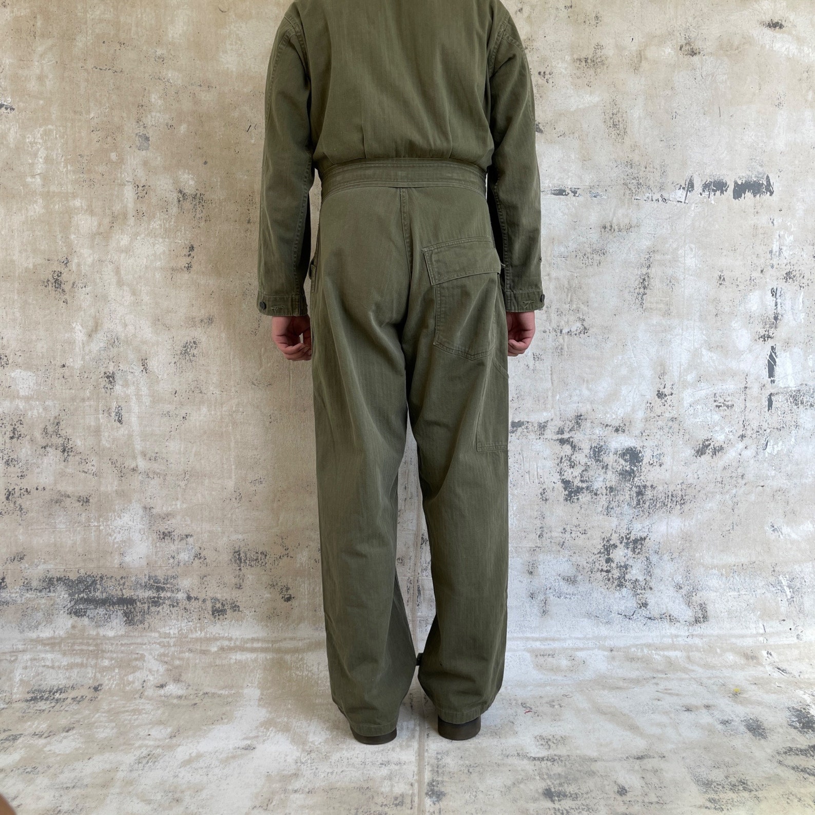 Vintage WW2 HBT Coveralls Size 36R 13 Star Belted Military - Etsy