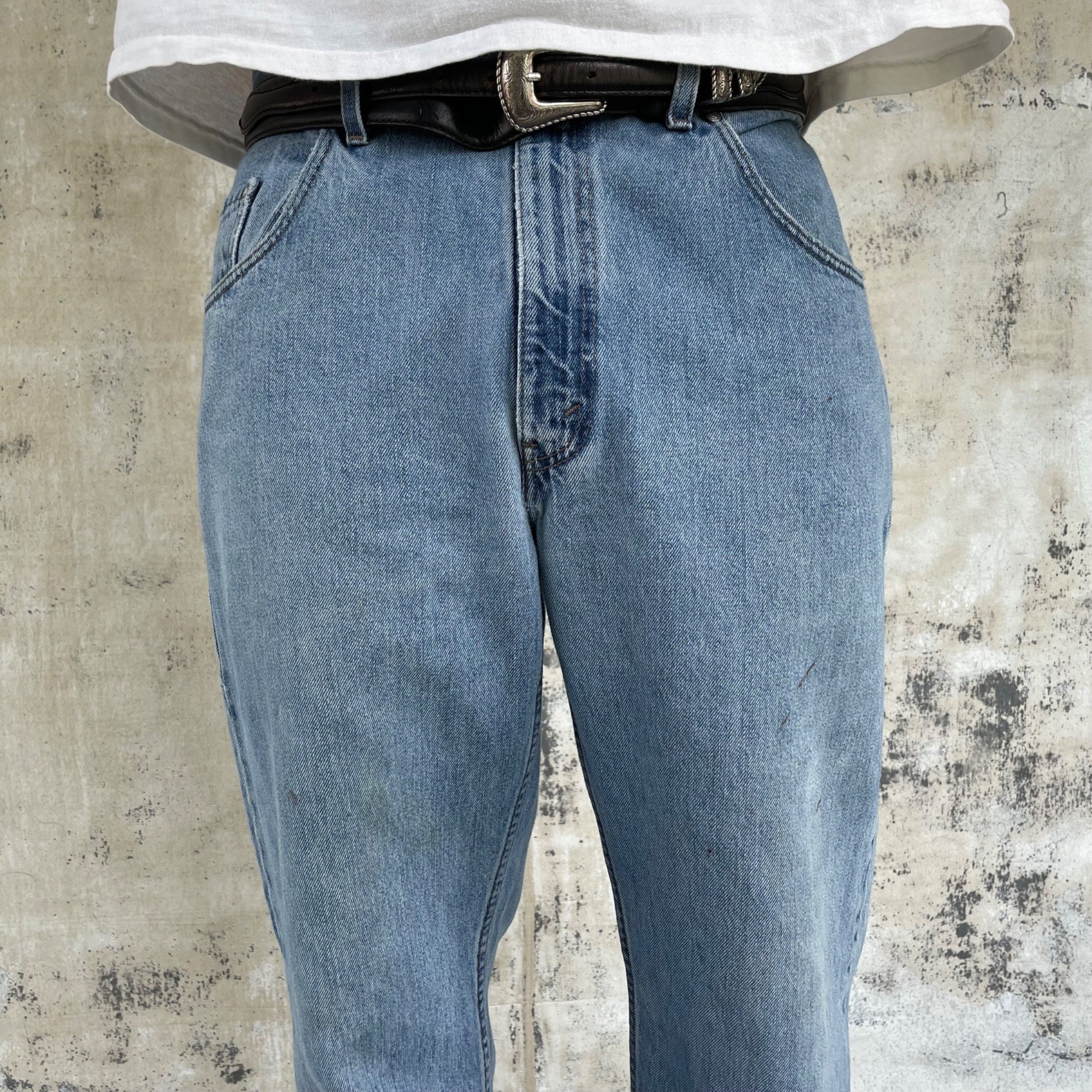 Vintage 90s Levi's Silver Tab Straight & Loose Jeans 36x33 - Etsy