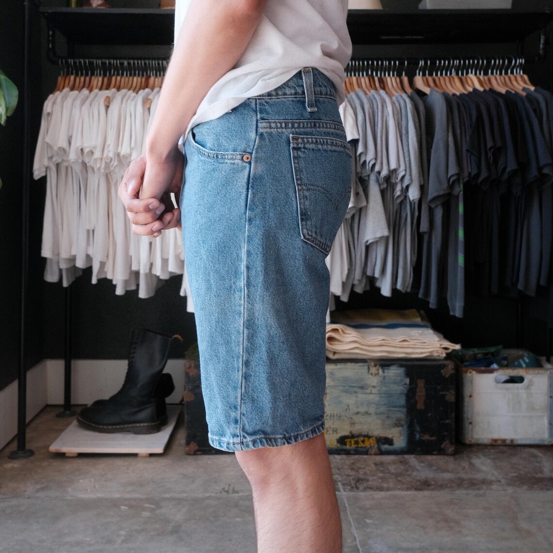 90s Levi’s Orange Tab 550 Shorts - Etsy