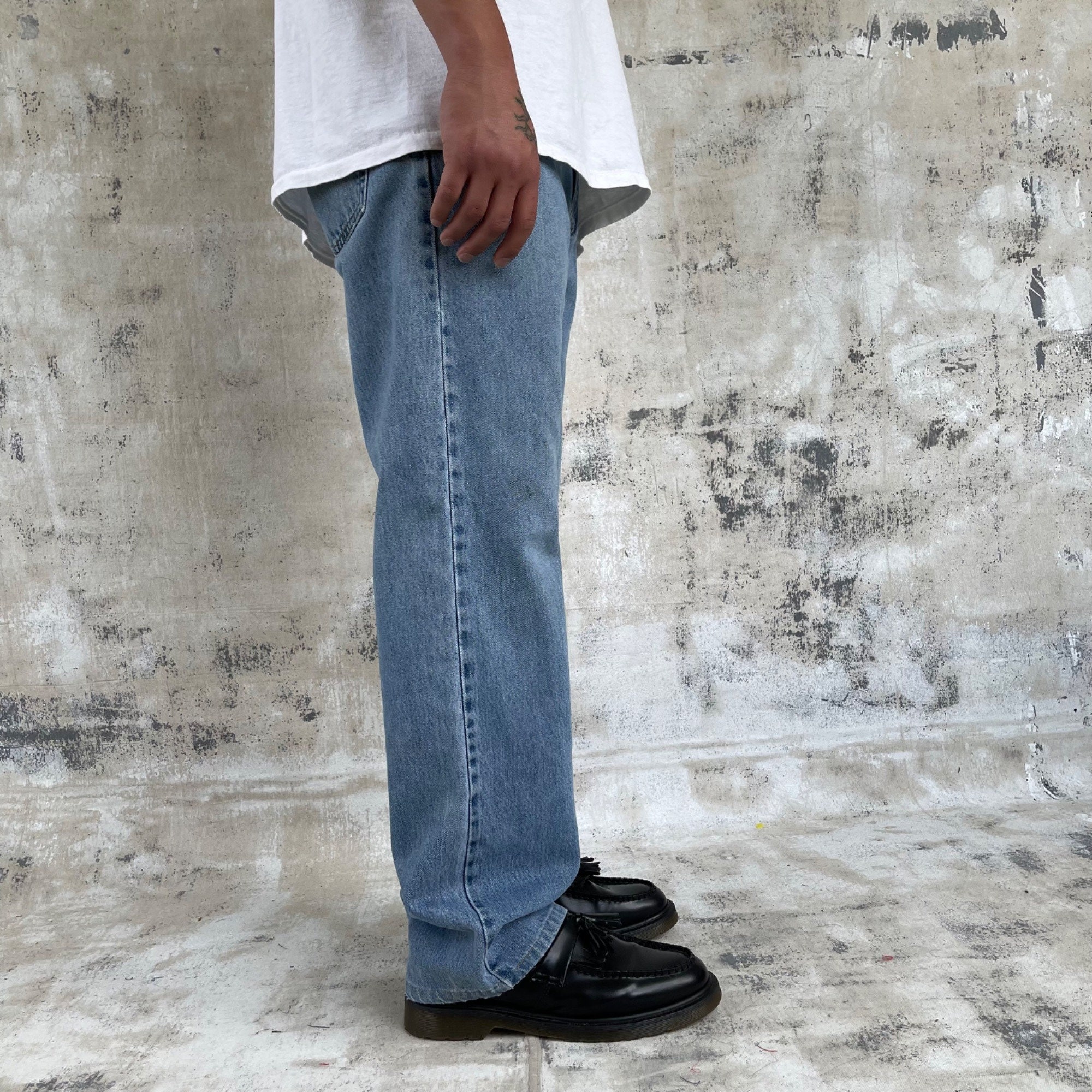 Vintage 90s Levi's Silver Tab Straight & Loose Jeans 36x33 - Etsy