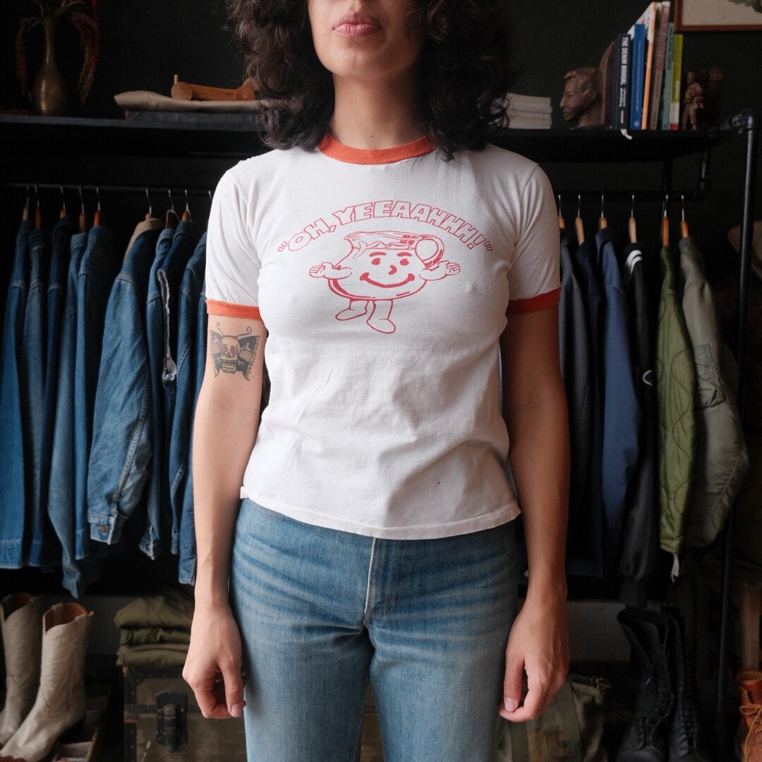 Vintage 70s Kool Aid Womens Ringer T-shirt Size S - Etsy