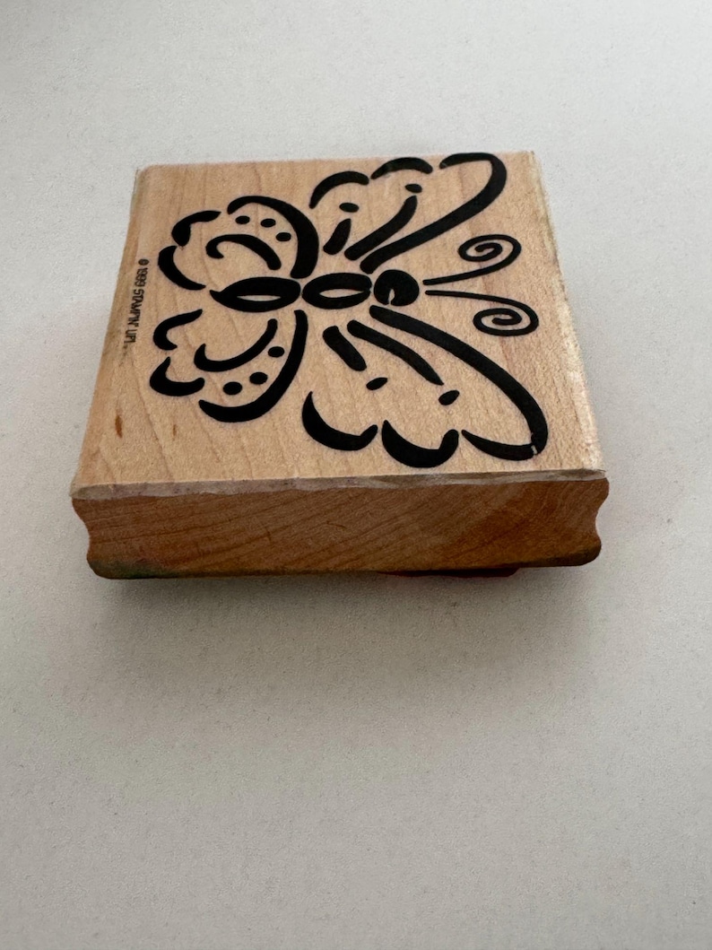 Stampin up Rubber Stamp Butterfly Spring Garden Large Friendship Card ...