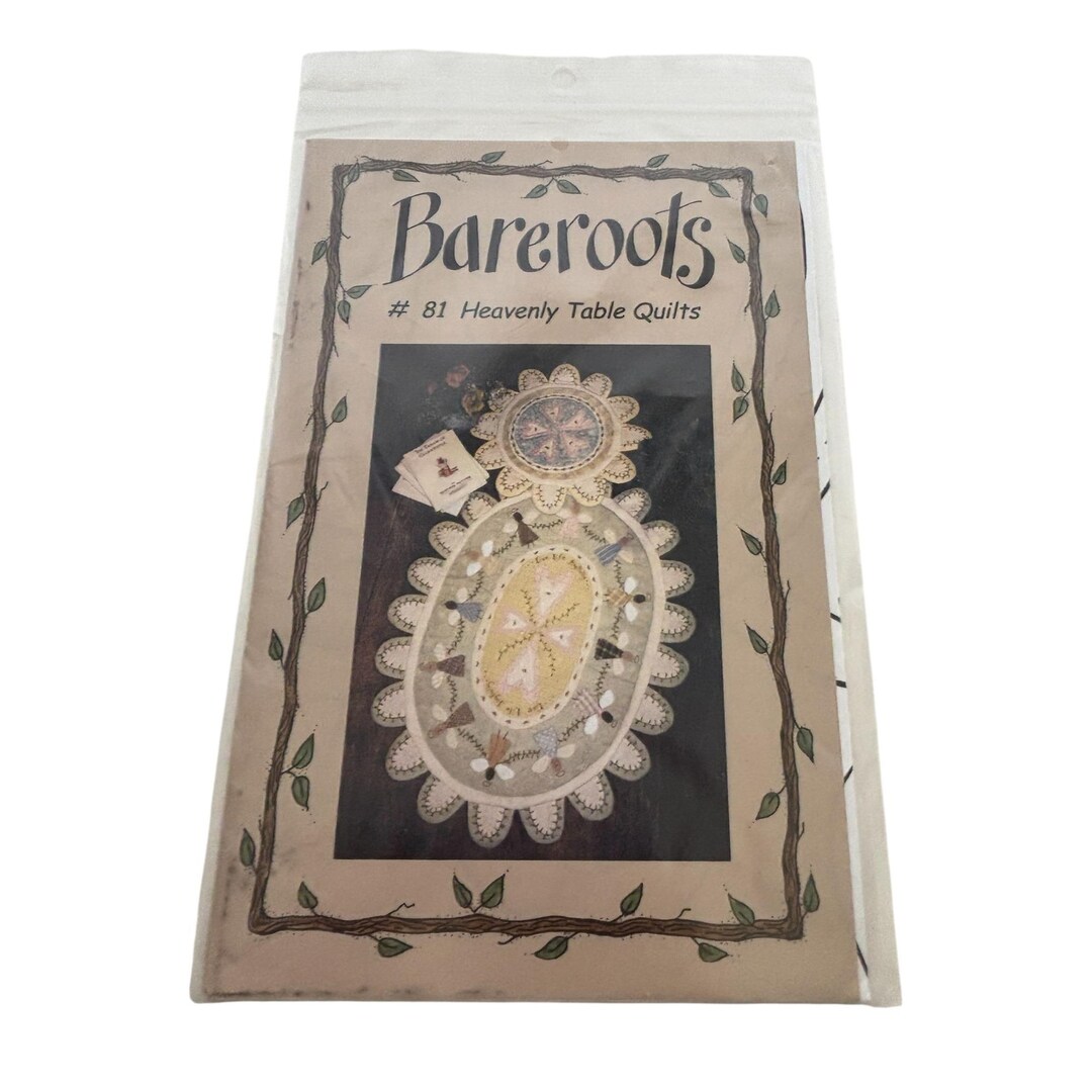 Bareroots Heavenly Table Quilts Pattern Angel Applique Quilting Home ...