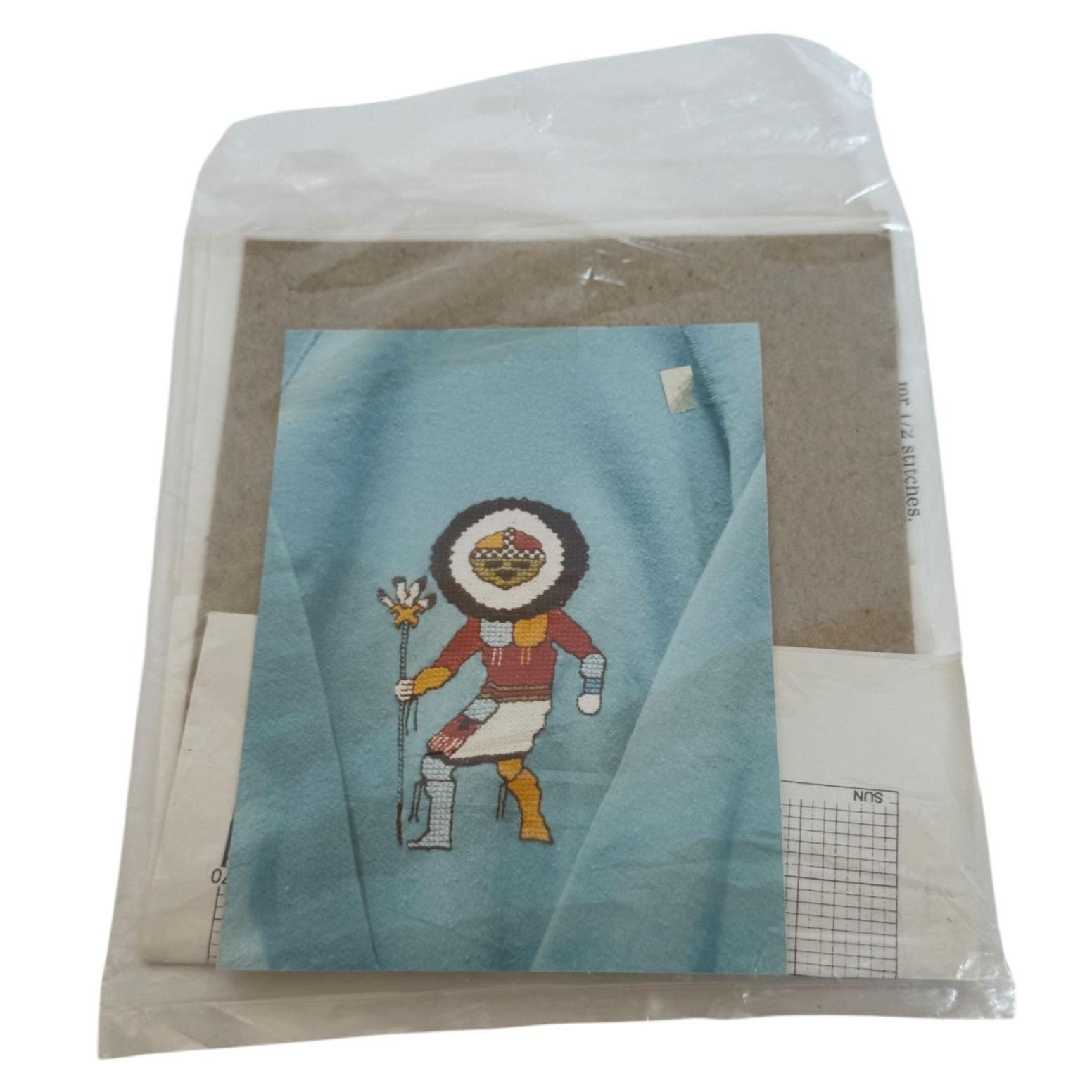 Sun Kachina Cross Stitch Pattern Chart Sonoran Desert Indian Designs ...
