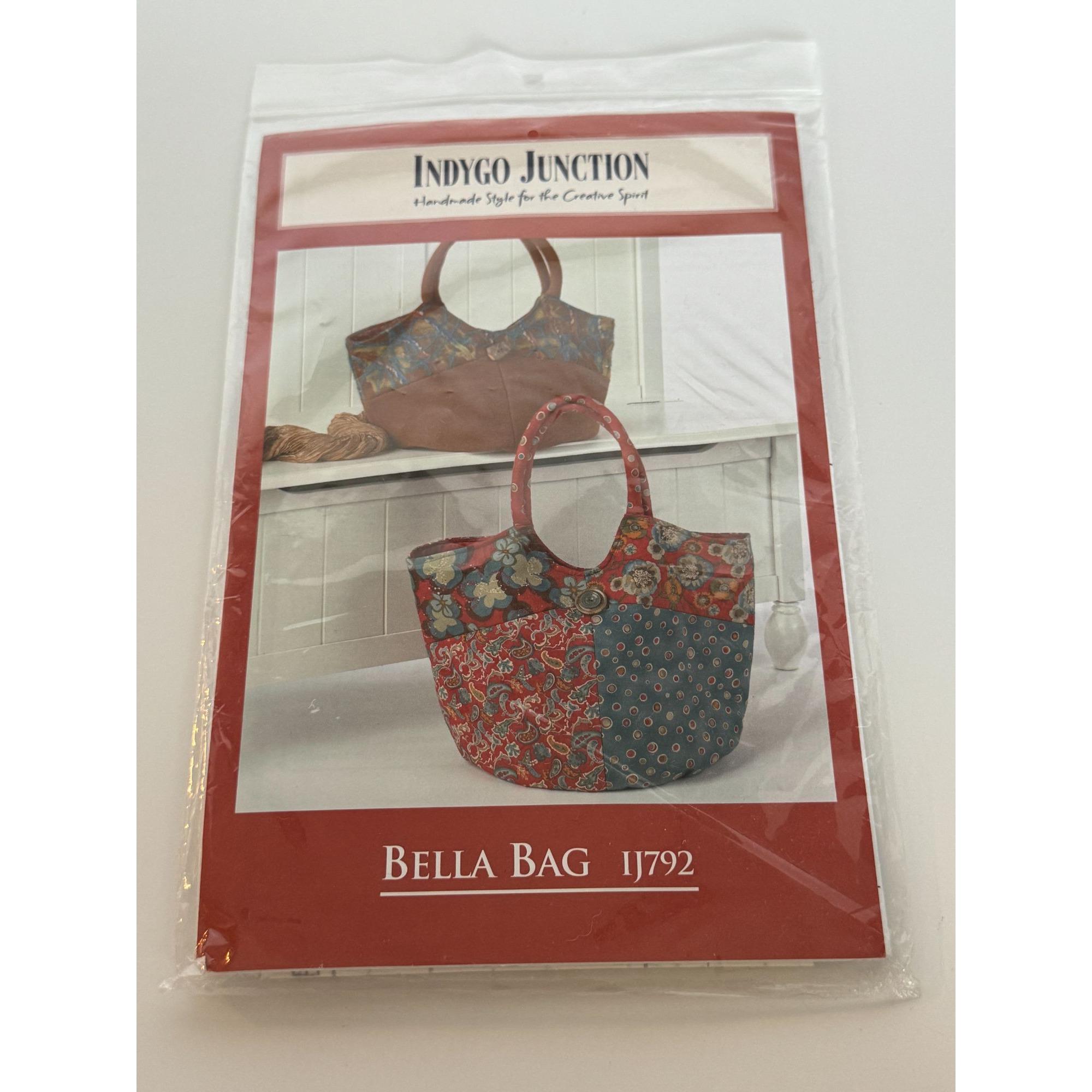 Indygo Junction Sewing Pattern IJ792 Bella Bag Handbag Purse Accessory ...