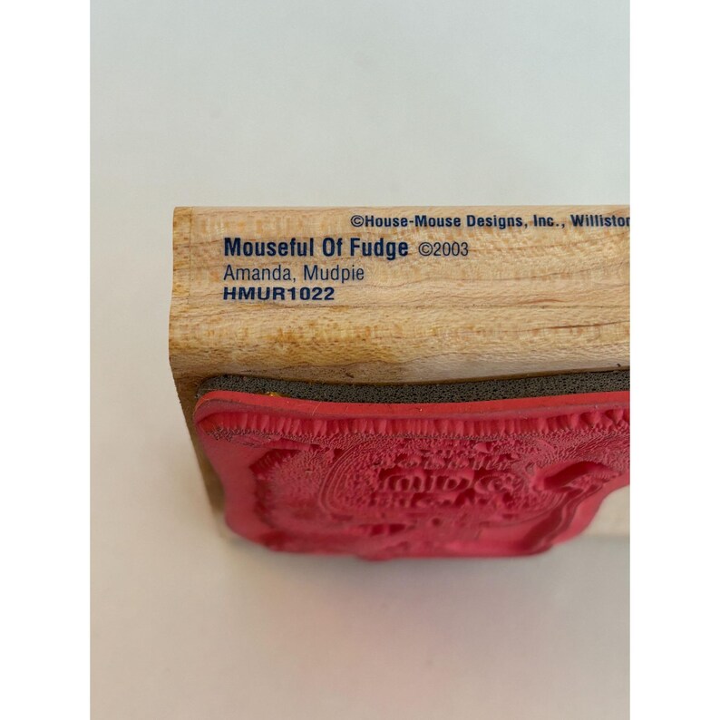 House Mouse Rubber Stamp Mouseful of Fudge Stampabilities Funny Hot ...