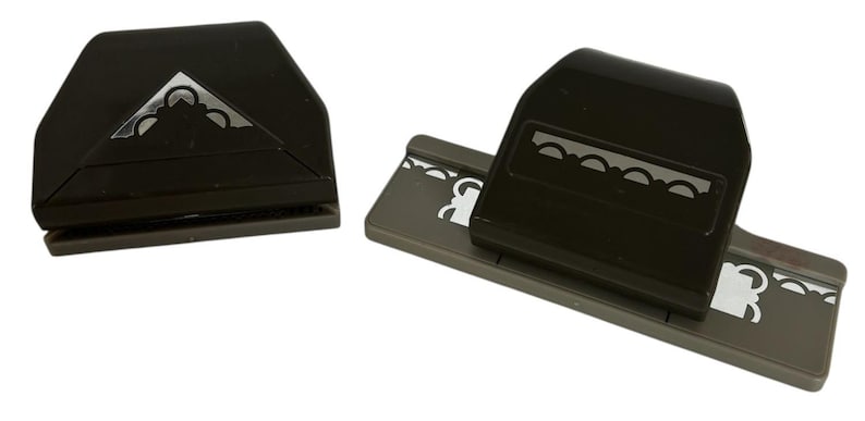 Stampin up Paper Punch Set Scalloped Trim Border Edge Corner Half ...