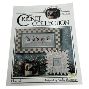 The Cricket Collection Cross Stitch Pattern Leaflet 225 Fleeced Mitten ...