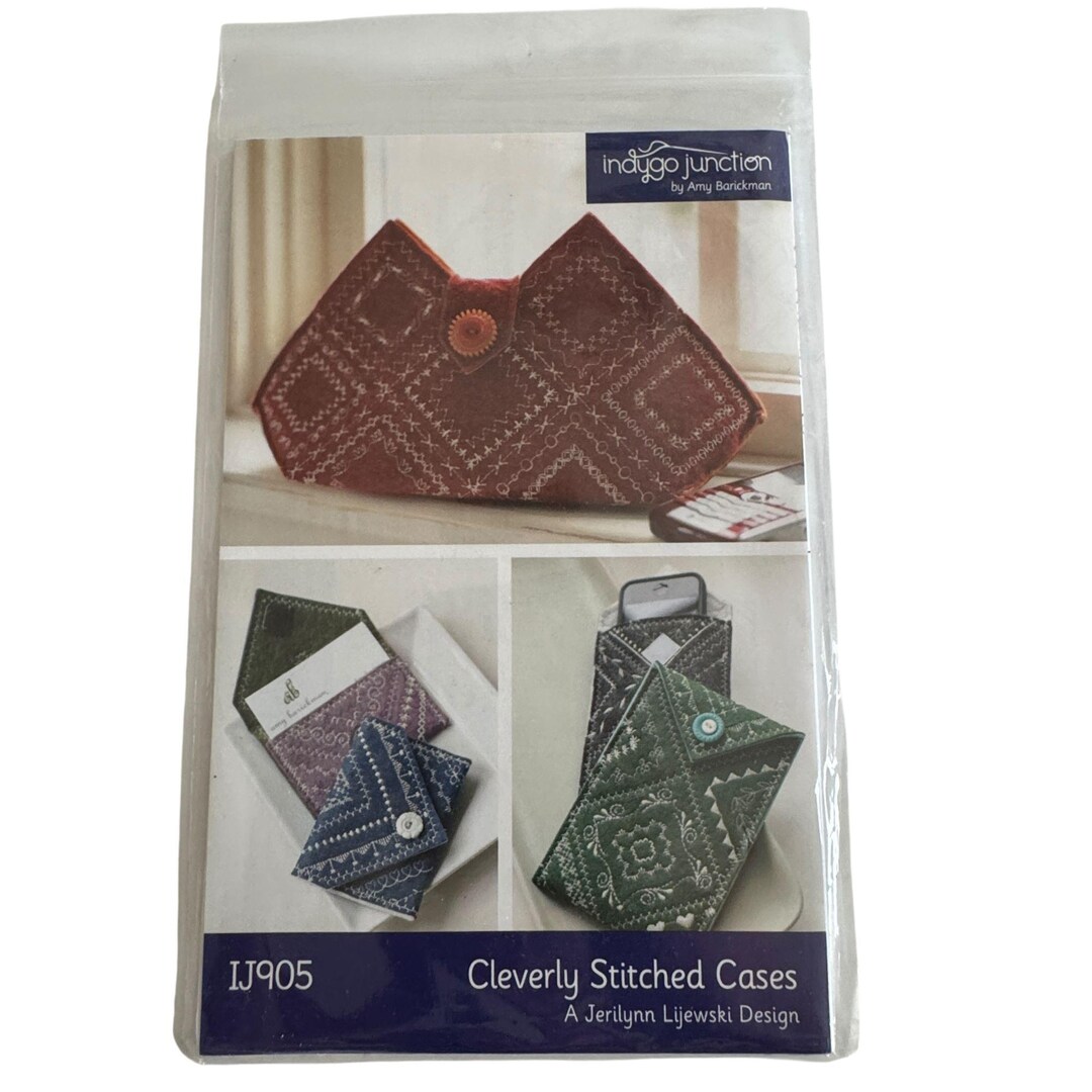 Indygo Junction Sewing Pattern IJ905 Cleverly Stitched Cases Clutch ...