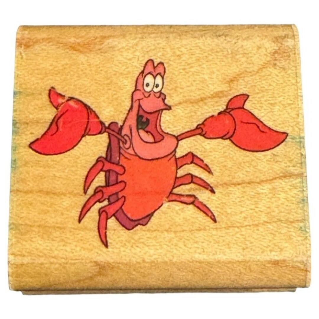 Disney Rubber Stamp Sebastian Crab Little Mermaid Character Rubber ...