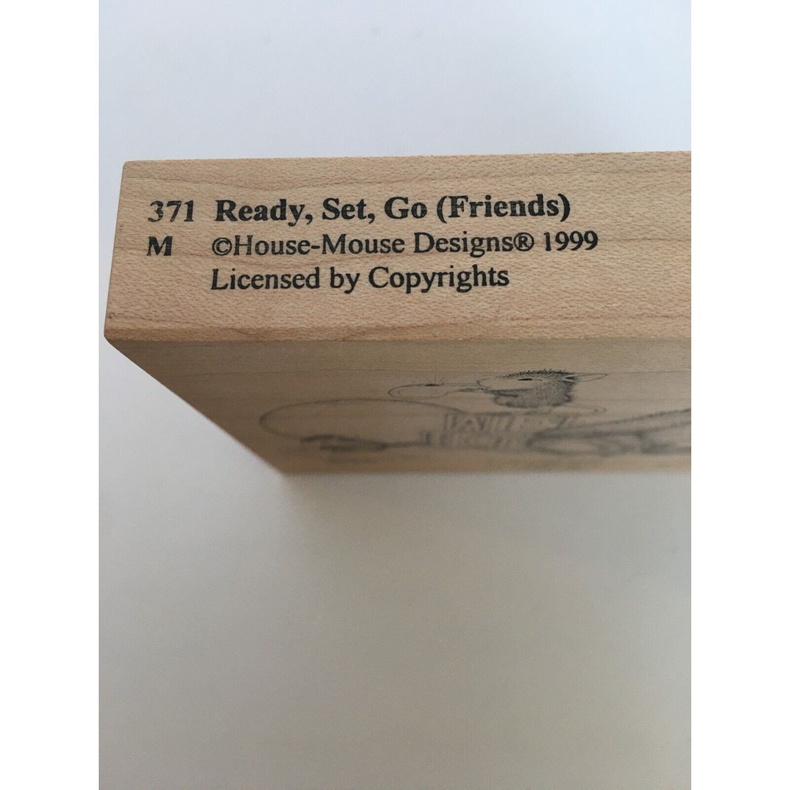 Stampa Rosa House Mouse Rubber Stamp Ready Set Go Friends Toys - Etsy