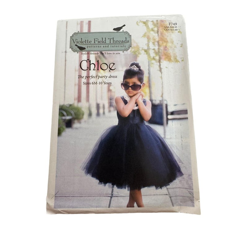 Violette Field Threads Sewing Pattern F749 Chloe Tea Party Dress Girls ...