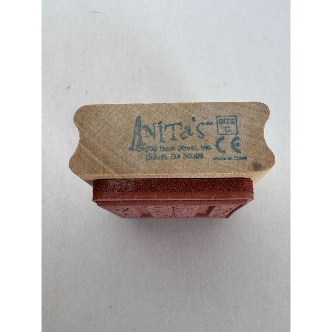 Anitas Rubber Stamp Decorative Letter H Initial Square Ornate Card ...