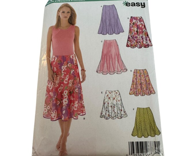 Simplicity New Look Sewing Pattern 6461 Easy Womens Skirt UC 10-22 DIY ...