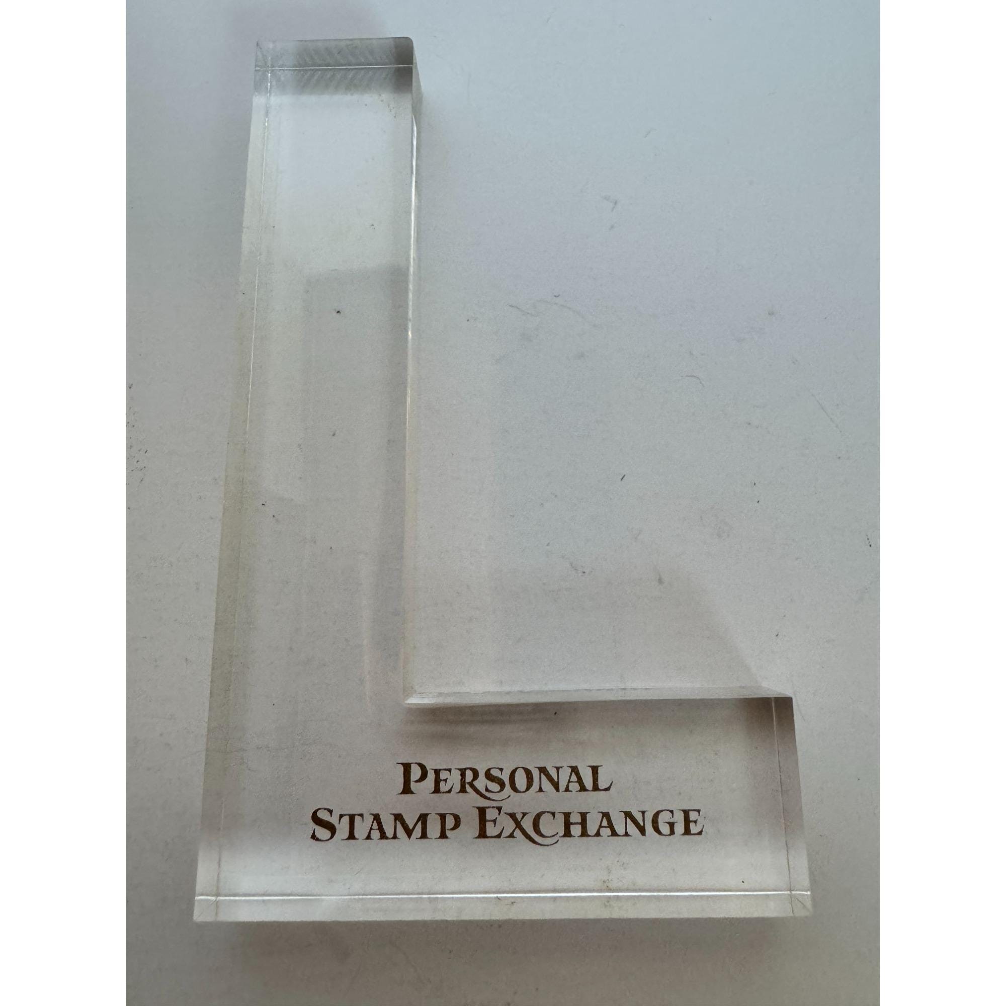 Personal Stamp Exchange L-shaped Block Acrylic Stamp Positioner Tool ...