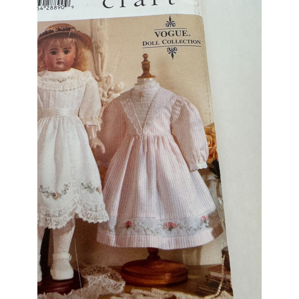 Vogue Craft Sewing Pattern 663 Dress 18 Inch Doll Clothes Historical ...