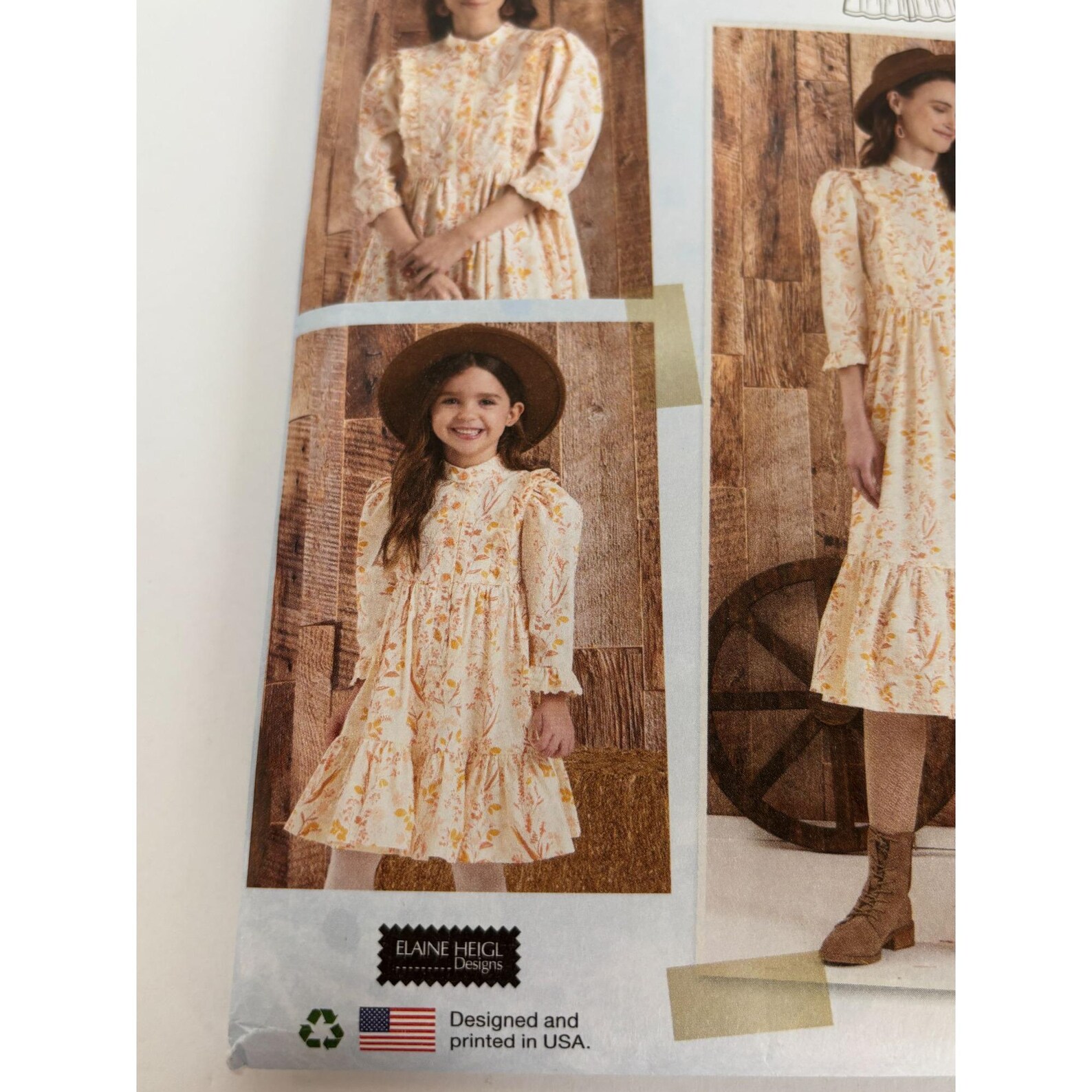 Simplicity Sewing Pattern S9653 the Prairie Dress Mother Daughter Girls ...
