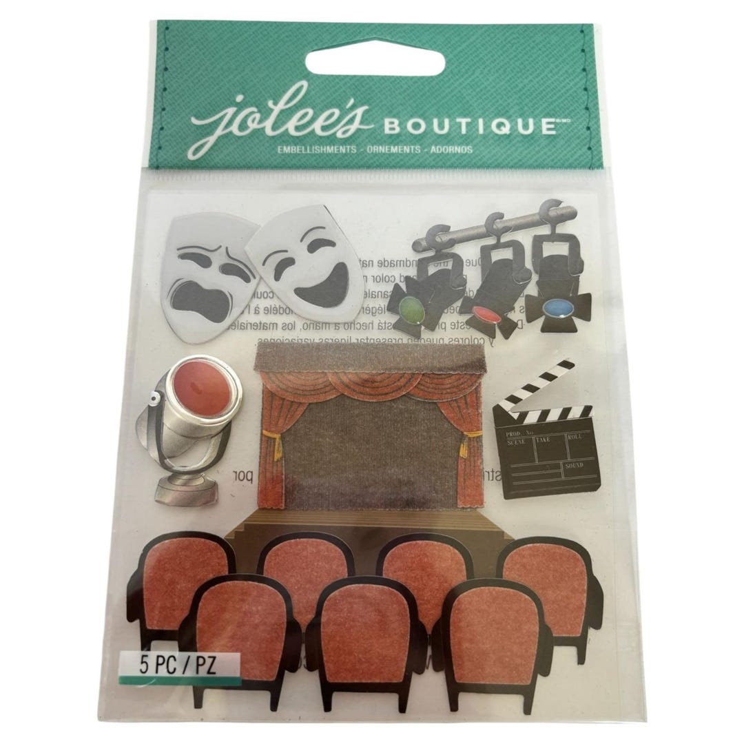 Jolees Boutique Drama Community Theater Musical Arts 3D Embellishment ...