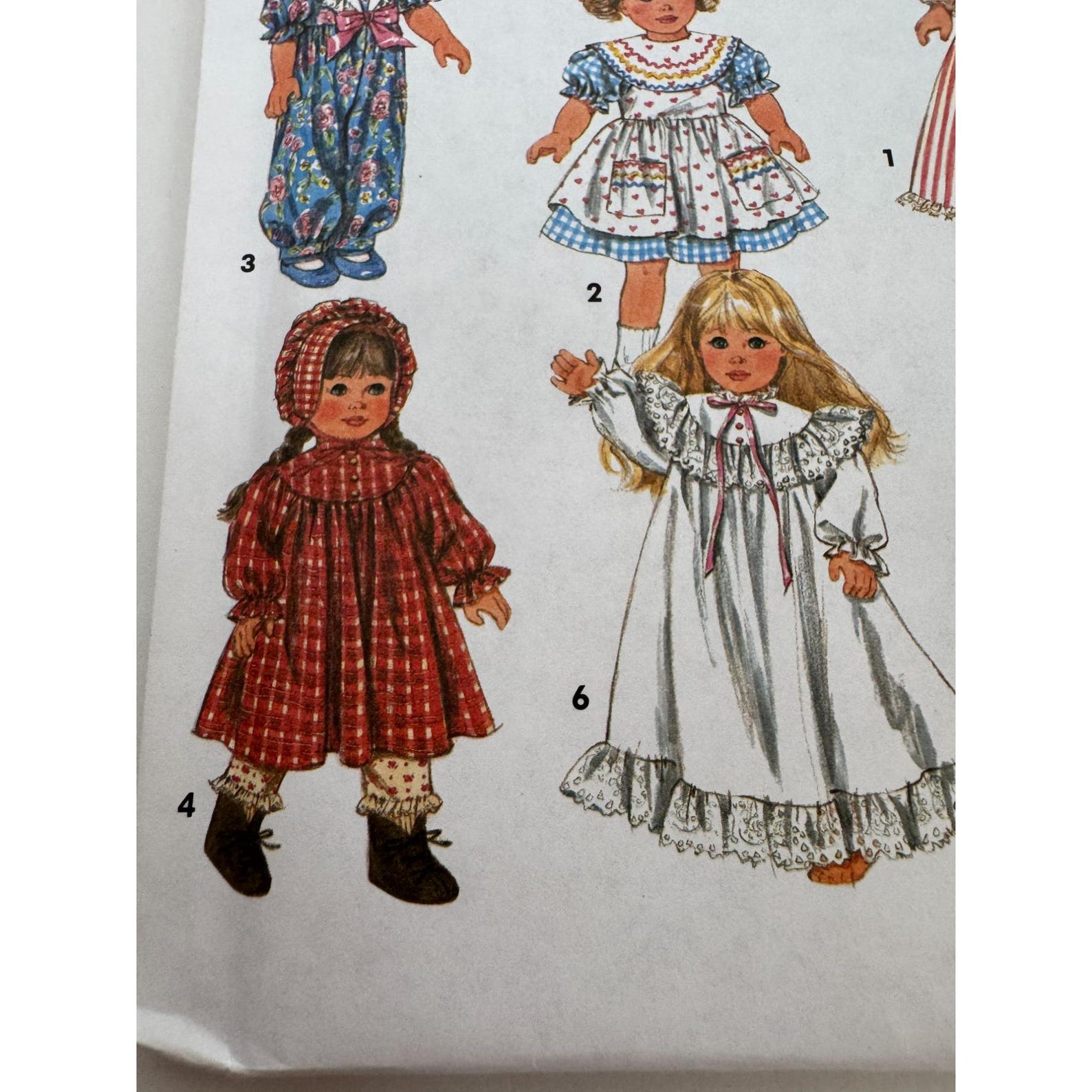 Simplicity Crafts Sewing Pattern 8692 for 18 Inch Doll Clothing Clothes ...