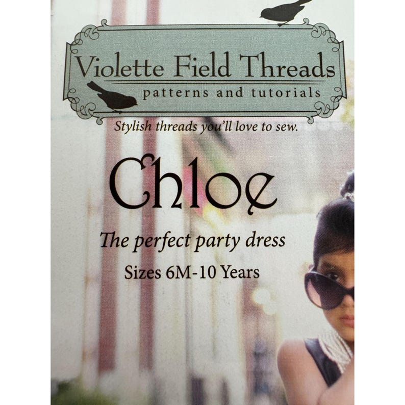 Violette Field Threads Sewing Pattern F749 Chloe Tea Party Dress Girls ...