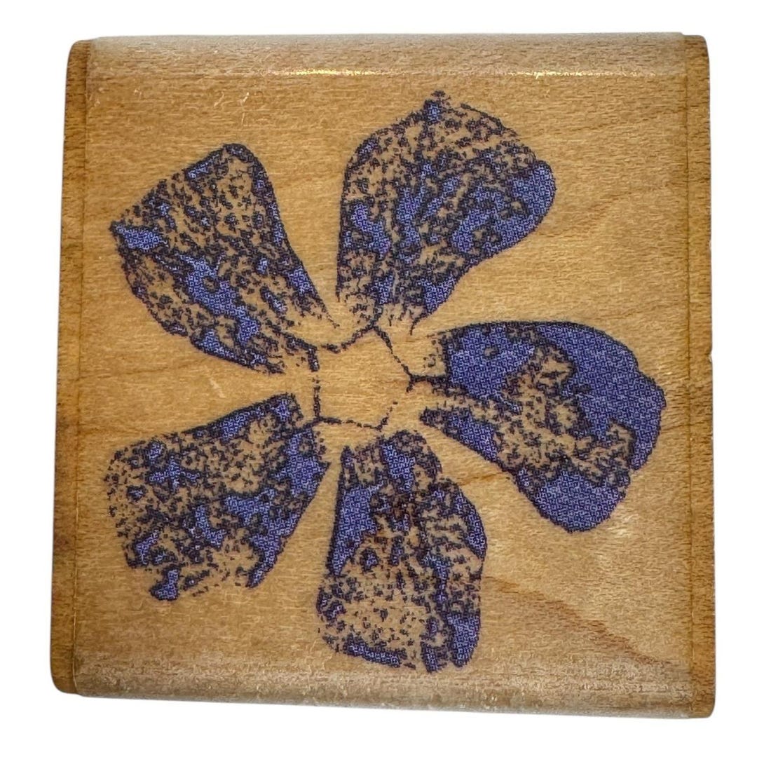 Rubber Stampede Wood Rubber Stamp Periwinkle Blossom Flower Spring ...