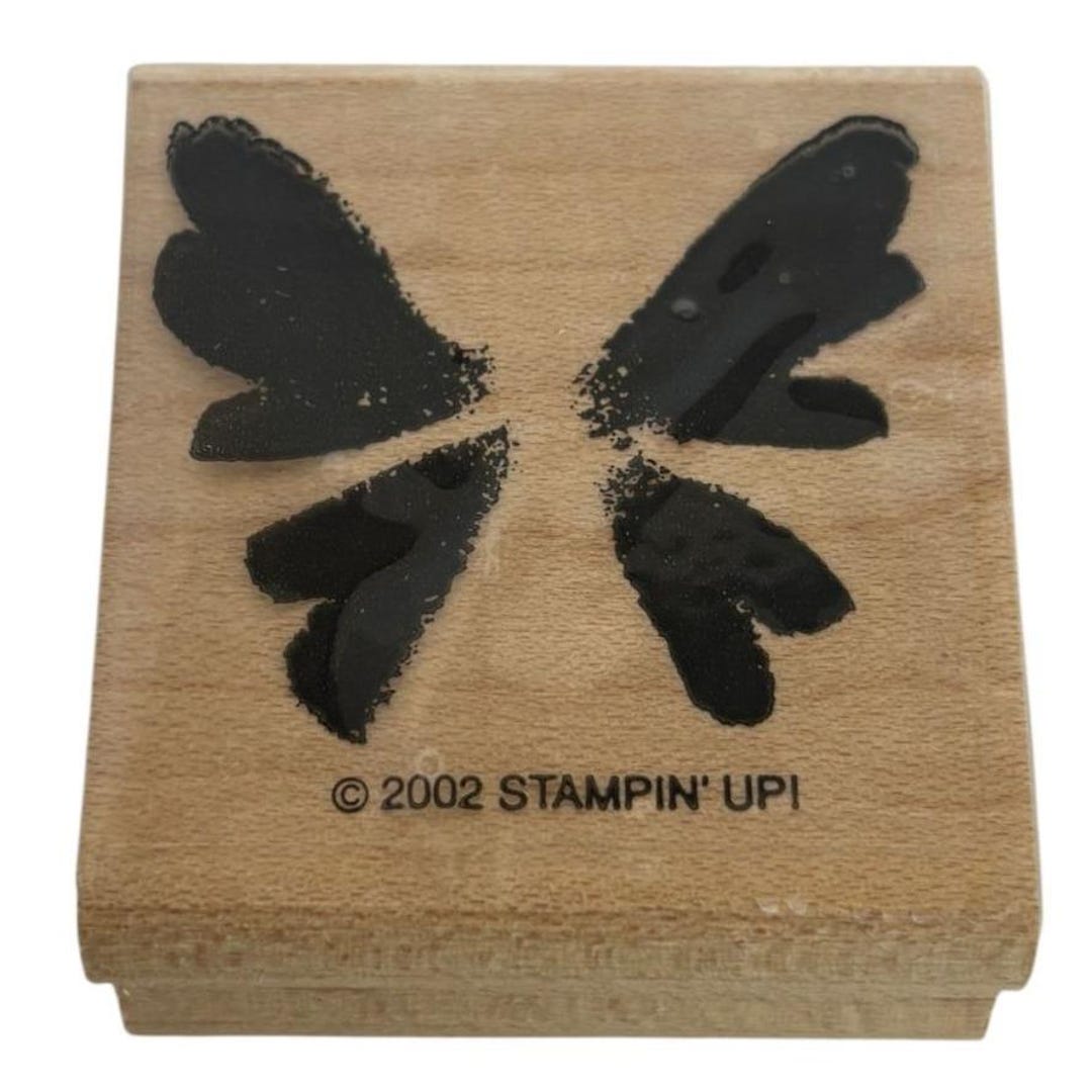 Stampin up Wood Rubber Stamp Butterfly Wings Watercolor Nature Card ...