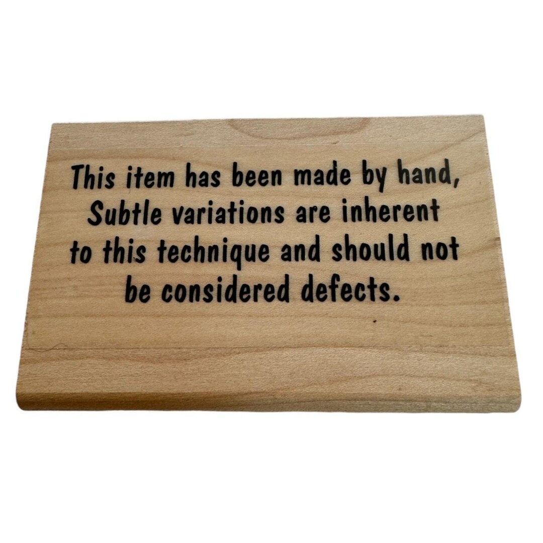 Stampin up Rubber Stamp Made by Hand Made Crafts Tag Card Making Words ...