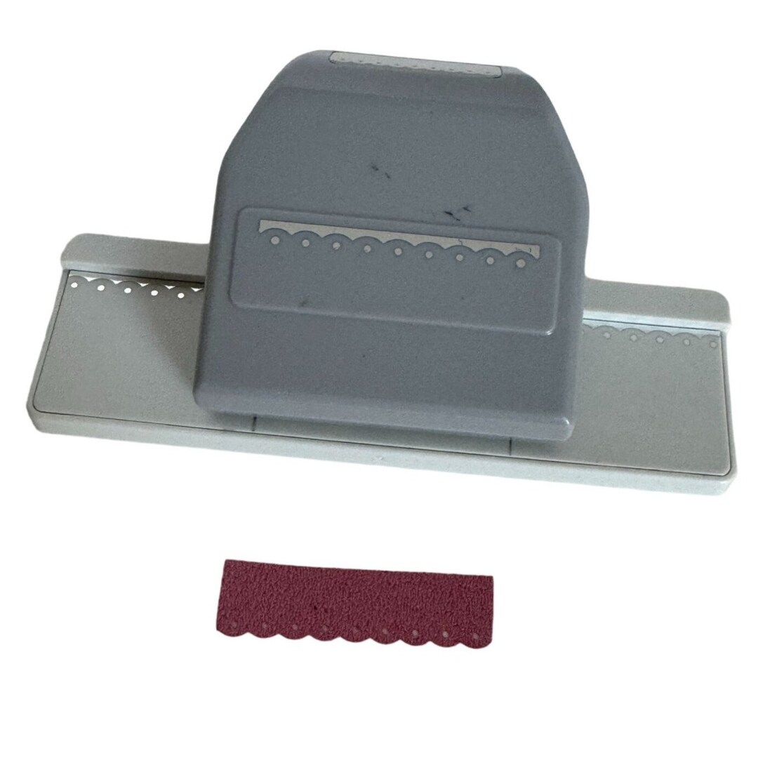 EK Success Dotted Scallop Border Punch for Paper Crafting Card Making ...