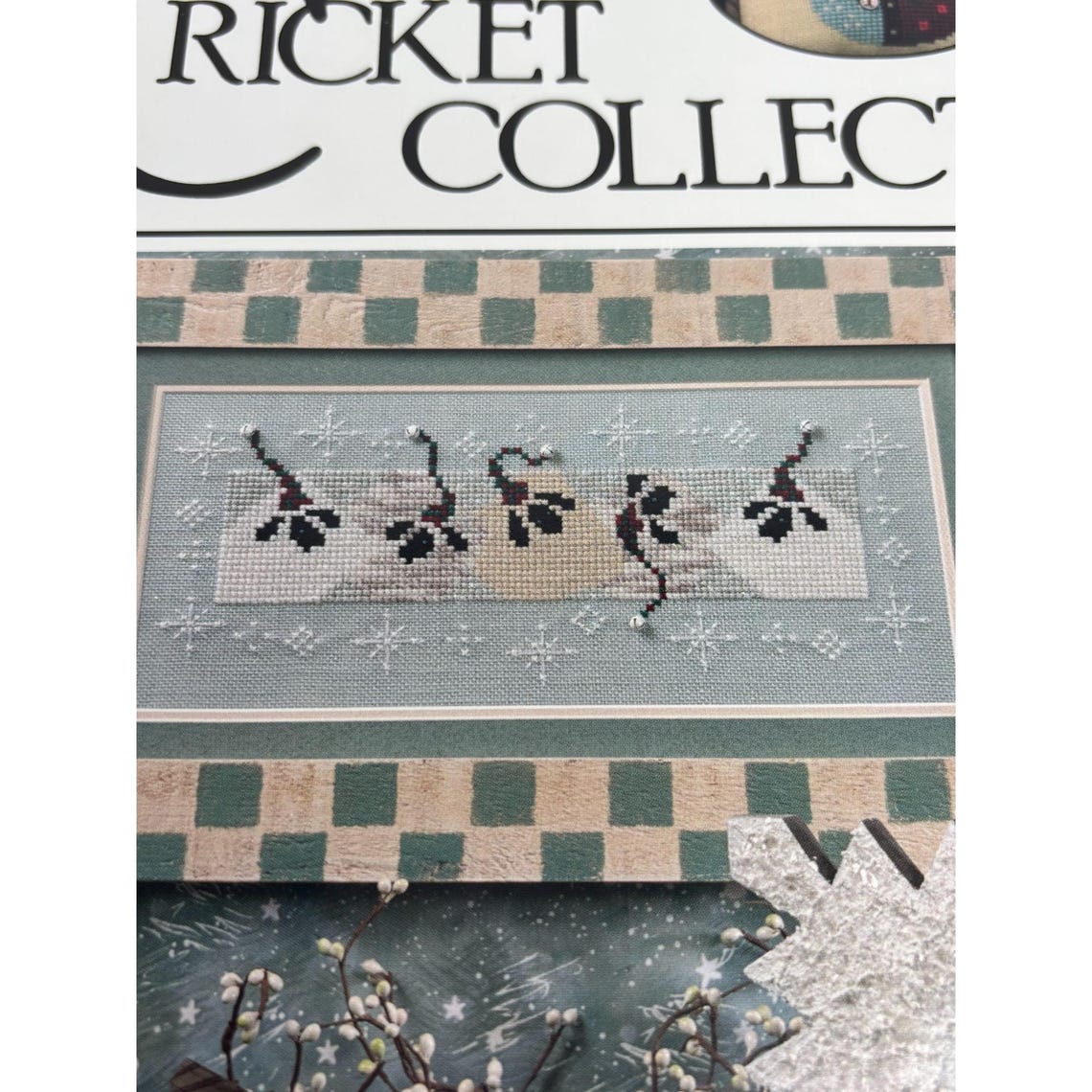 The Cricket Collection Cross Stitch Pattern Leaflet 225 Fleeced Mitten ...