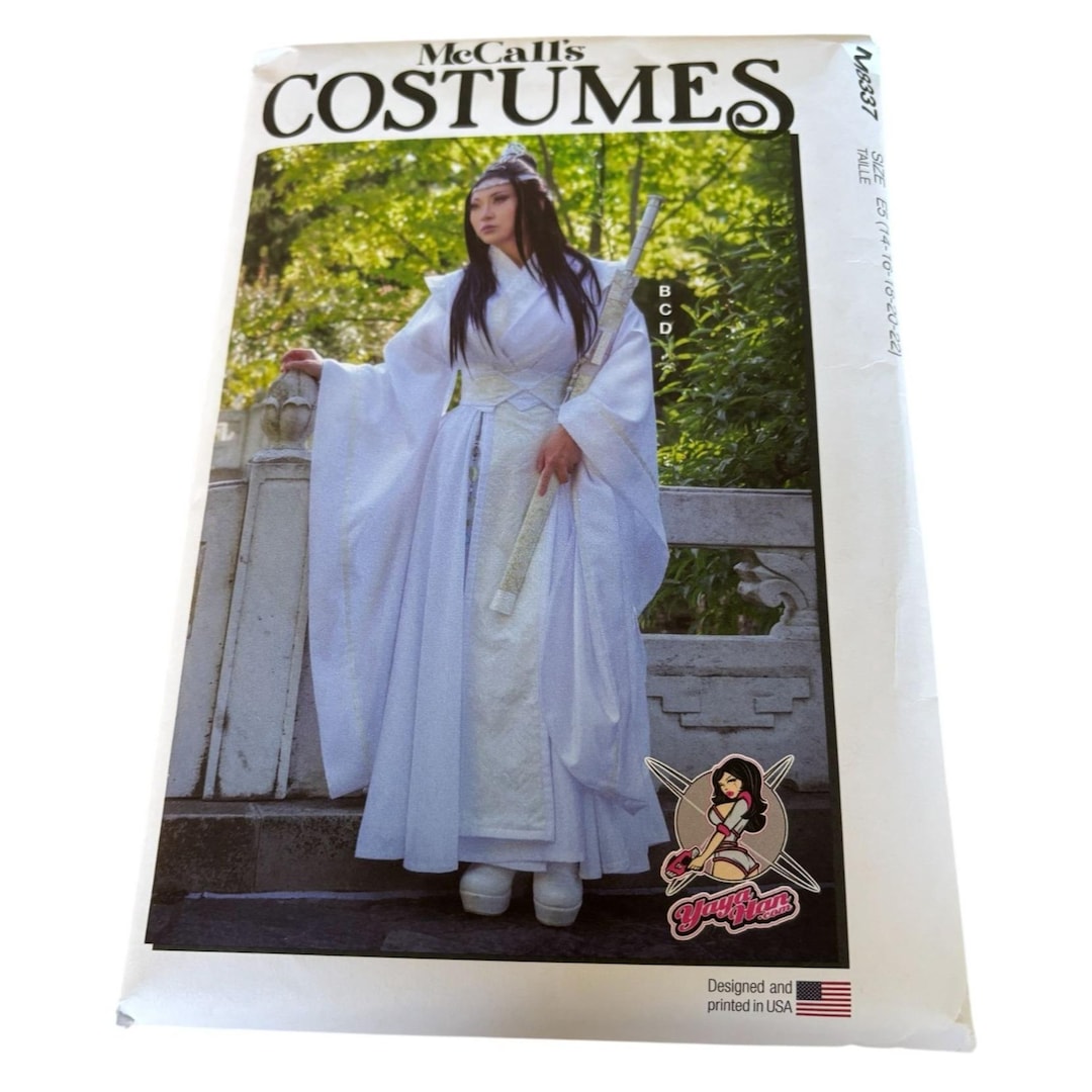 Mccalls Costumes Sewing Pattern M8337 Hanfu Outfit Martial Arts Yaya ...