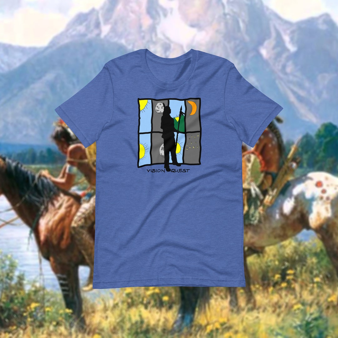 Vision Quest T-shirt Lakota Sioux First Nation Indigenous - Etsy