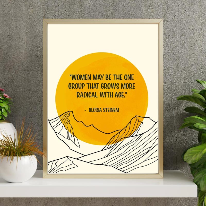 Gloria Steinem Poster - Etsy
