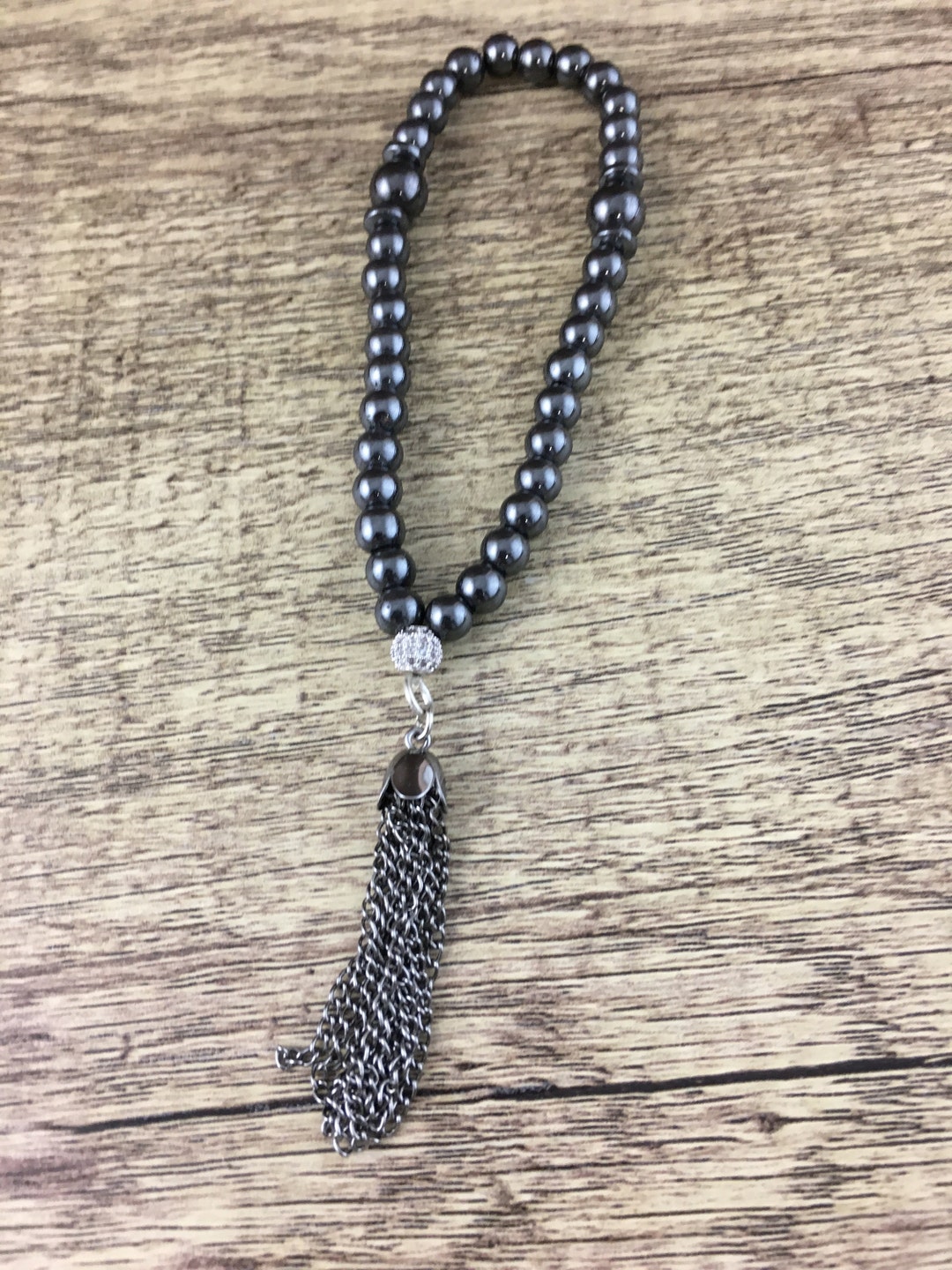 Hematite Tasbih, Tasbeeh for Men, Gift for Him, Misbah for Men ...