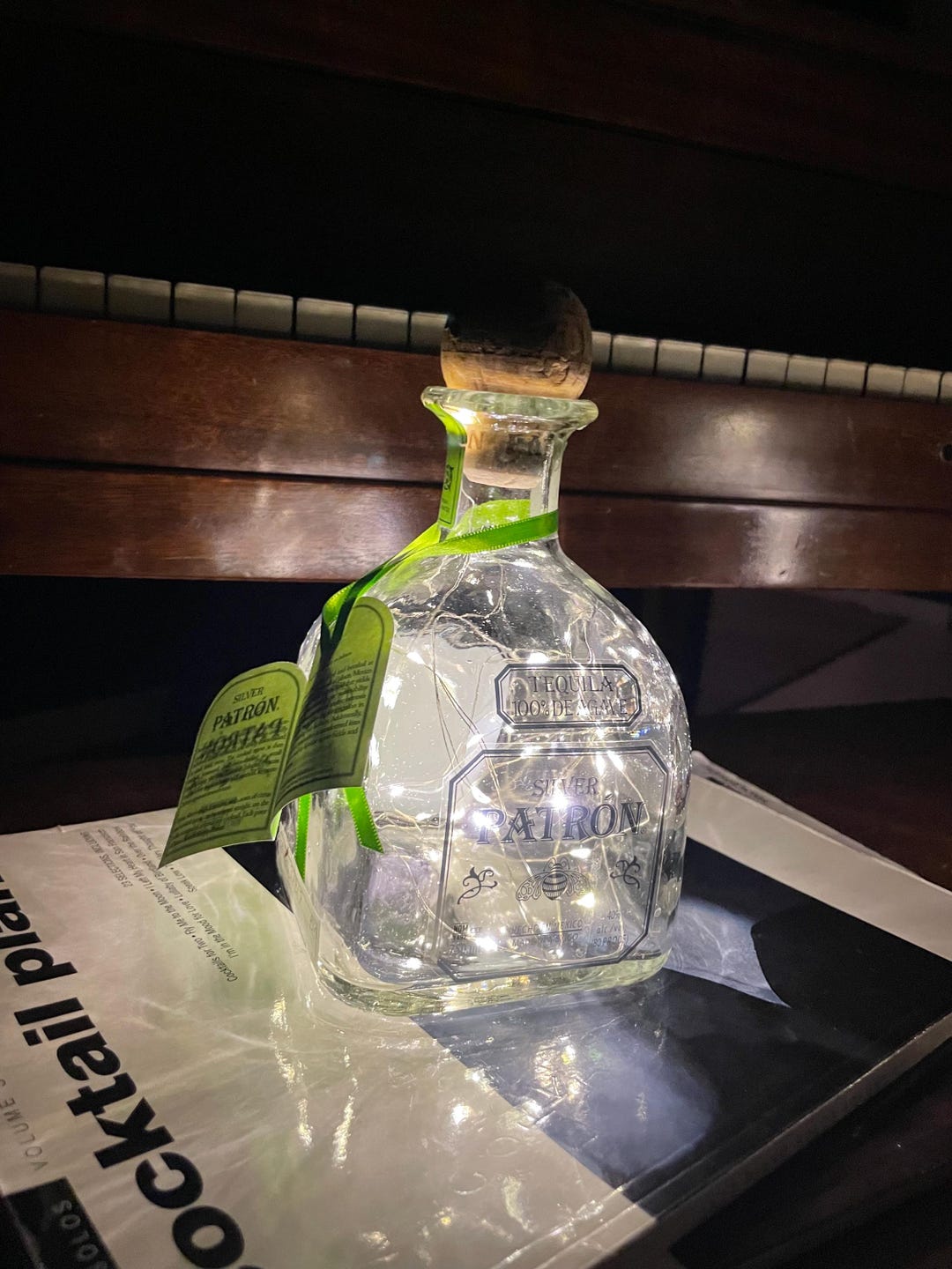 Patron Silver 750ml Night Light - Etsy