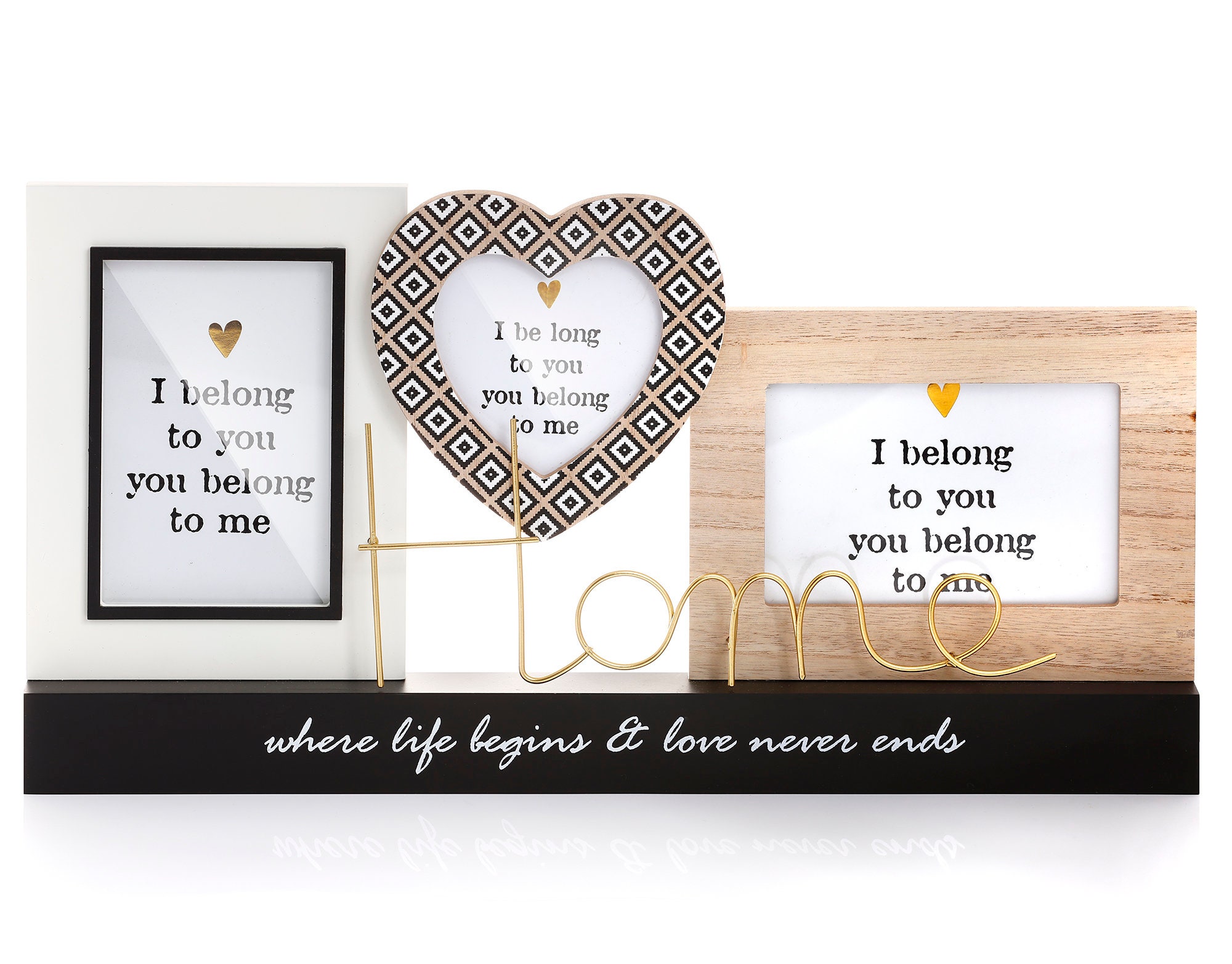 CLEARANCE Picture Frame Stand Alone Modern Home Decoration Housewarming ...