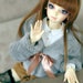 BJD Doll Clothes SD Synthetic Fur Jacket White Shirt Set _ 1/3 BJD SD13 Sdgr Dollfie Dream Dd ...