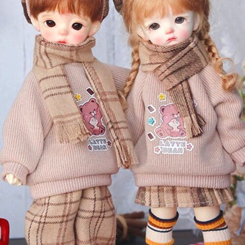 Yosd Cartoon Hoodie & Pumpkin Hat for 1/6 BJD Doll Clothes Neo - Etsy