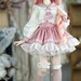 Bjd Doll Clothes MSD MDD Shirt Skirt Hat Socks Set for 1/4 BJD Outfit ...