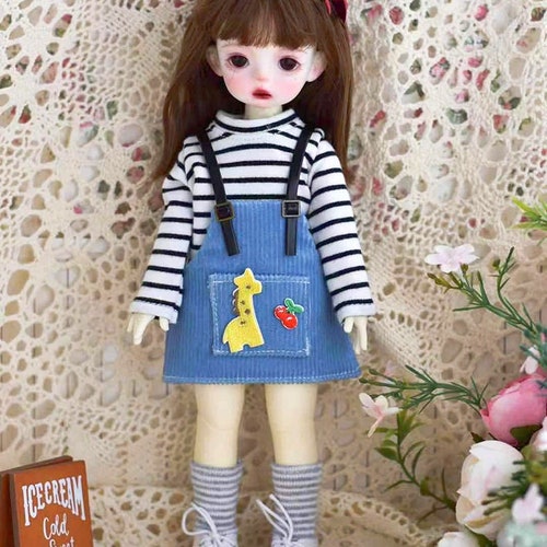 BJD Clothes Yosd Sleeveless Dress and Socks Set for 1/6 BJD - Etsy