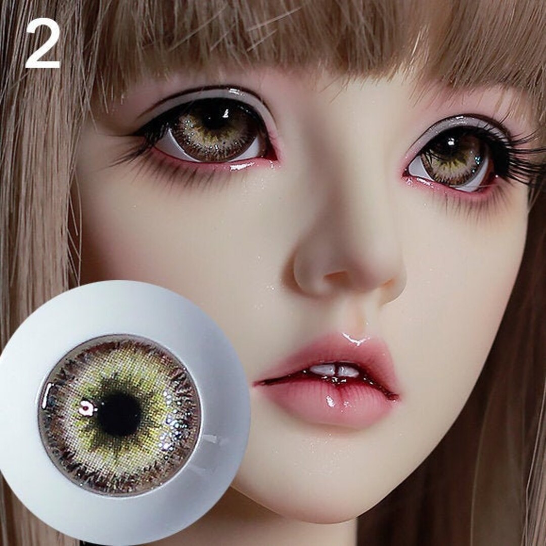 BJD Acrylic Eyes 14mm 16mm 18mm 10mm 12mm Normal Iris Doll Eyes Lw02n ...